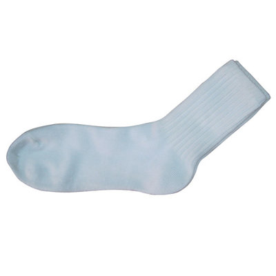 Custom color, logo knitted soft terry student's socks