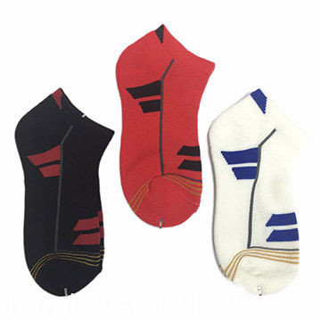 Cotton Spandex Students School Knitted Towelling Socks