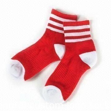 Cotton knitted custom logo, design women's Cotton Sport Socks