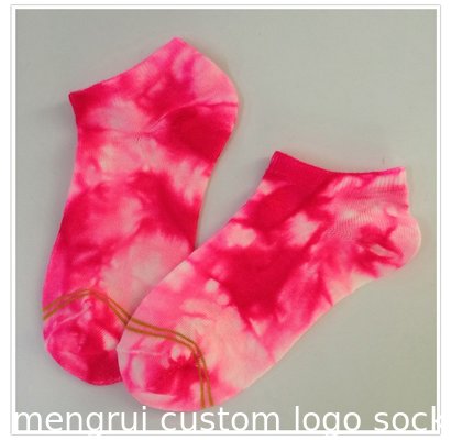 cotton ankle custom sublimated socks