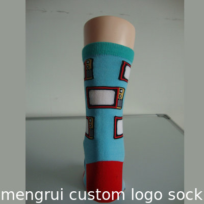 Custom logo, design cotton womens happy socks