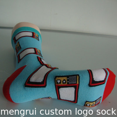 Custom logo, design cotton womens happy socks