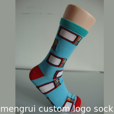 Custom logo, design cotton womens happy socks
