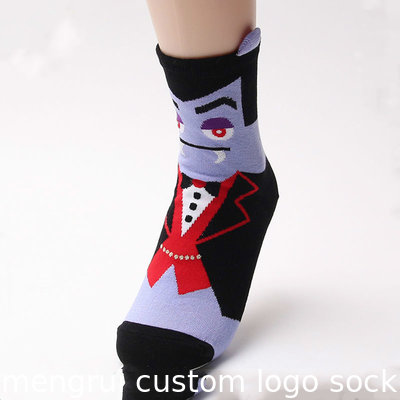 Custom logo, design Child Tube Sock Hallowmas ankle cotton Sock