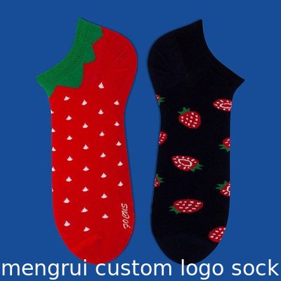 Custom logo, design Funny unique design custom ankle socks