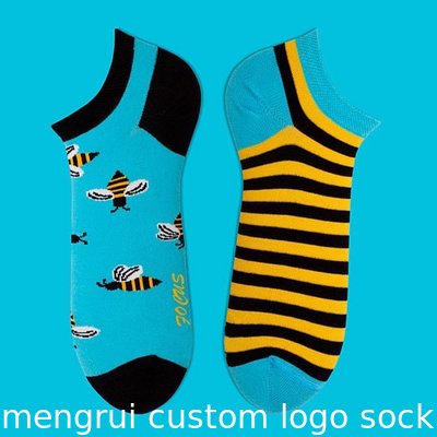 Custom logo, design Funny unique design custom ankle socks