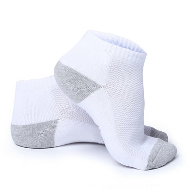 Custom Mens/Women sport half cushion color toe/heel ankle socks