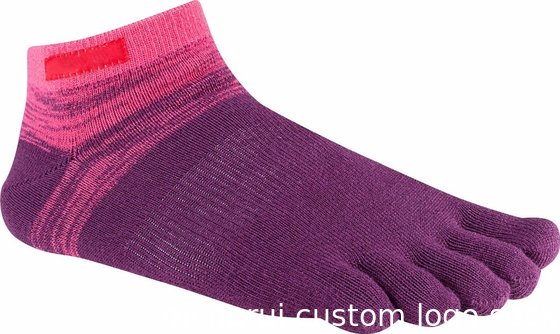 Custom logo, design Women Cotton Toe yoga pilates socks
