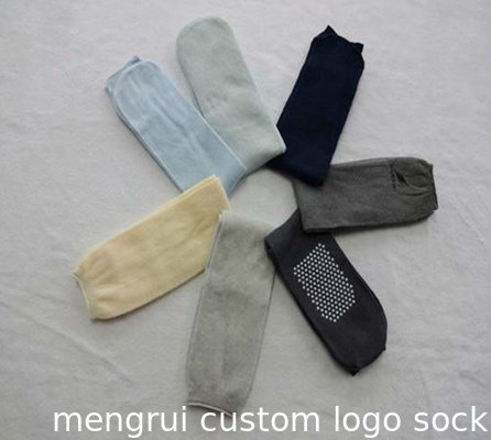 Custom logo, design airline Sock with Anti-Slip Dots