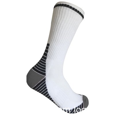 Custom logo, design single cylinder Cushion Poly Fashion Stripes Outdoor Sport Socks