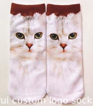 Cartoon 3D ankle socks animal printed bulk wholesale socks