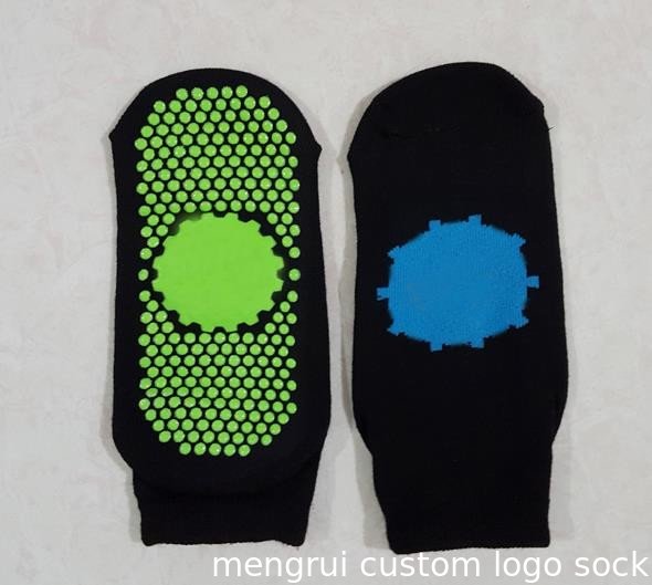 Custom logo, design club Trampoline Anti-Slip Non-Skid Floor jump Socks