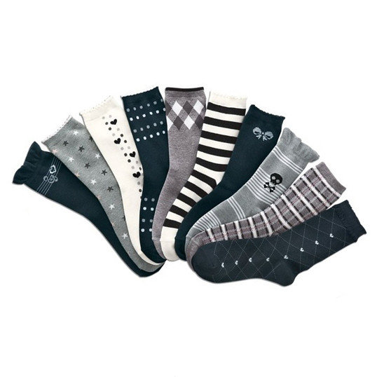 Custom design soft cotton comfortable dark Colors Children's Socks