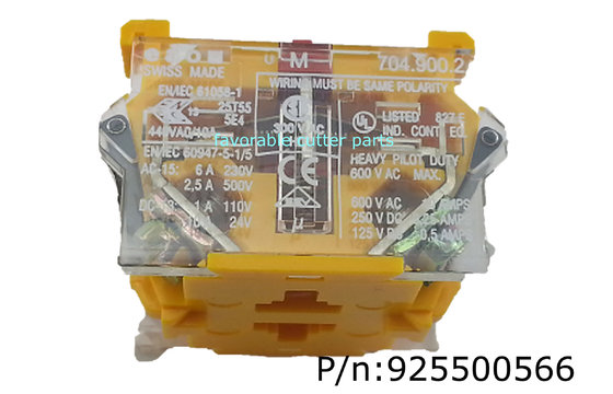 925500566 Cutter Parts GT7250 Switch EAO 704-9002 CNT Block Series 4 , Used For GT7250