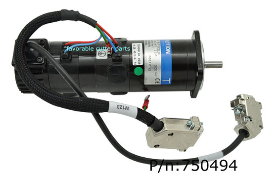 Sanyo Denki DC Servo Motor T511T-012EL8N . PN 750494 , Rotation Motor Used For Cutter Machinery