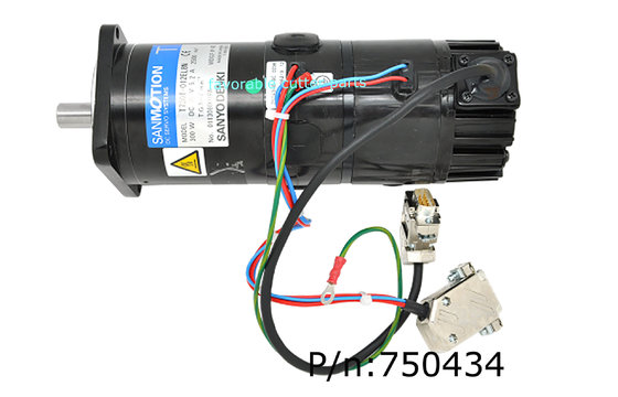 Sanyo Denki DC Servo Motor T730T - 012EL8N , V730-012EL8N , Cutter Spare Parts Sanmotion Pn 750434