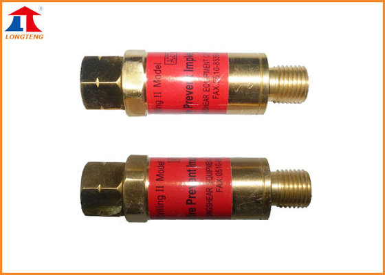 1 / 4 Brass Fuel Gas Flashback Arrestor For Cutting Torch