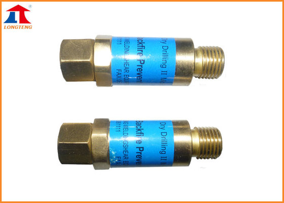 Copper 3 / 8 Gas Oxygen Flashback Arrestor For Cutting Machine High Accuracy
