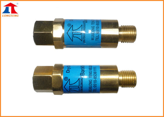 1 / 4 Brass Oxygen Gas Flashback Arrestor For Acetylence , Mini-hole Heat Dissipation