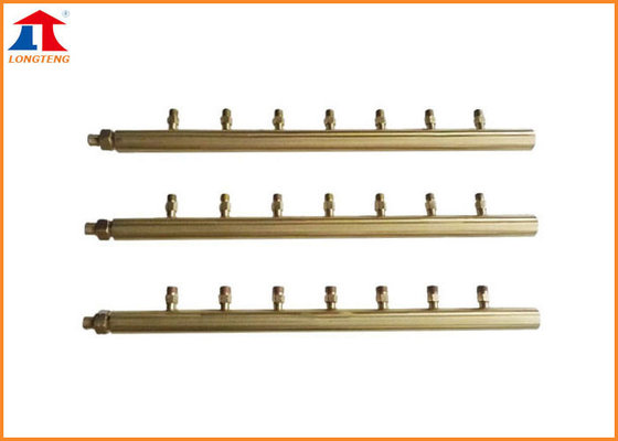 Cutting Machine Gas Distributors Inlet 7 Outlet , Silver Solder For Pipe System