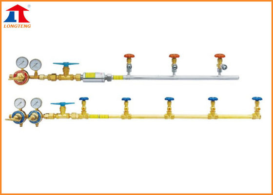 Oxygen And Fuel Gas Single-side Gas Cylinder Manifold For Gas Cutting Machine