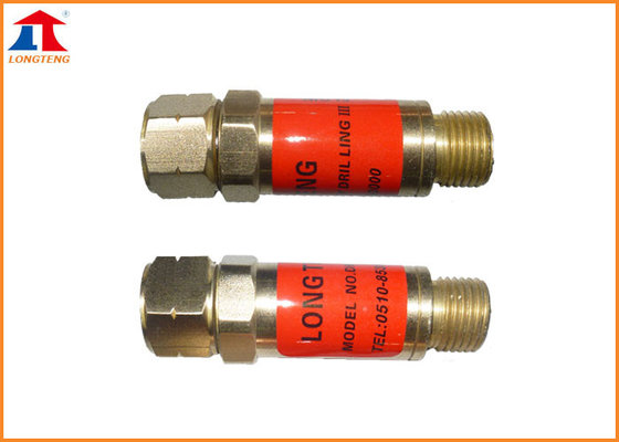 Acetylene / Propane Fuel Gas Flashback Arrestor For Flame Cutting Machine M16 * 1.5