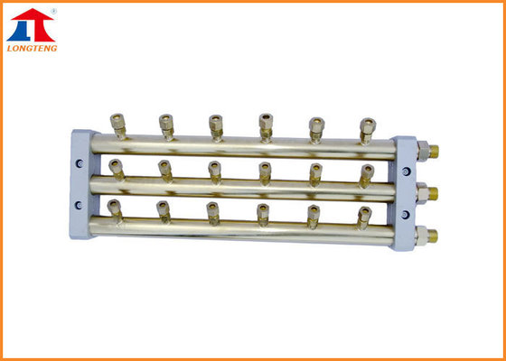 CNC Flame Cutting Machine Gas Distributors 6 Outlet Distribute Gas