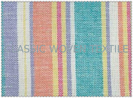 55/45 LINEN RAYON BLENDED FABRIC YARN DYED CHECK     CWT#2020