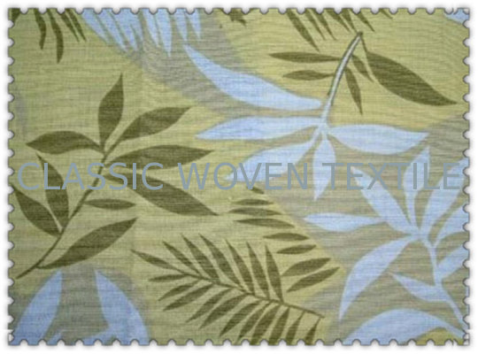 55%LINEN 45% RAYON BLENDED  FABRIC PRINTED  #4442