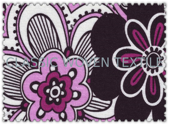 55%LINEN 45%COTTON WITH PRINTED #3001