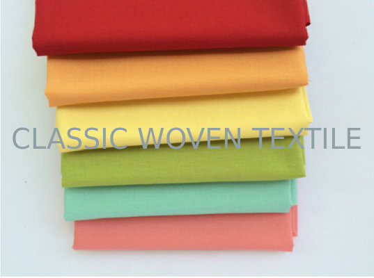 100% COTTON POPLIN FABRIC PLAIN DYED WITH SOLID COLOUR  CWT#13372