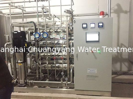 PLC Control Double Stages RO Water Treatment with EDI for Pharmaceutical