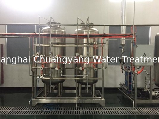PLC Control Double Stages RO Water Treatment with EDI for Pharmaceutical