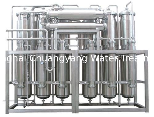 FDA , USP ,cGMP , 1000Liter / H distilled water machine For Water For Injection