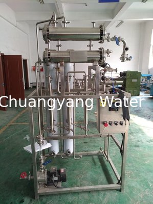 Multi efficiency distiller for water for injection in pharmaceutical industry