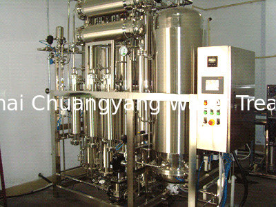 GMP FDA cGMP Multi effect distiller for water for injection in pharma