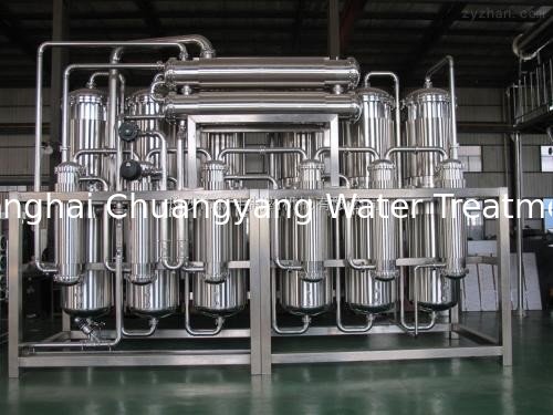 GMP FDA cGMP Multi effect distiller for water for injection in pharma