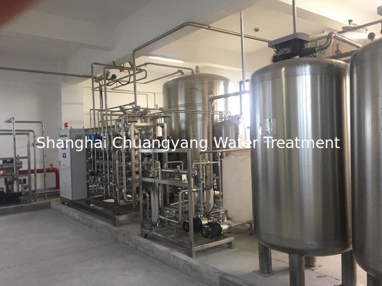 PLC Control Double Stages RO Water Treatment with EDI for Pharmaceutical