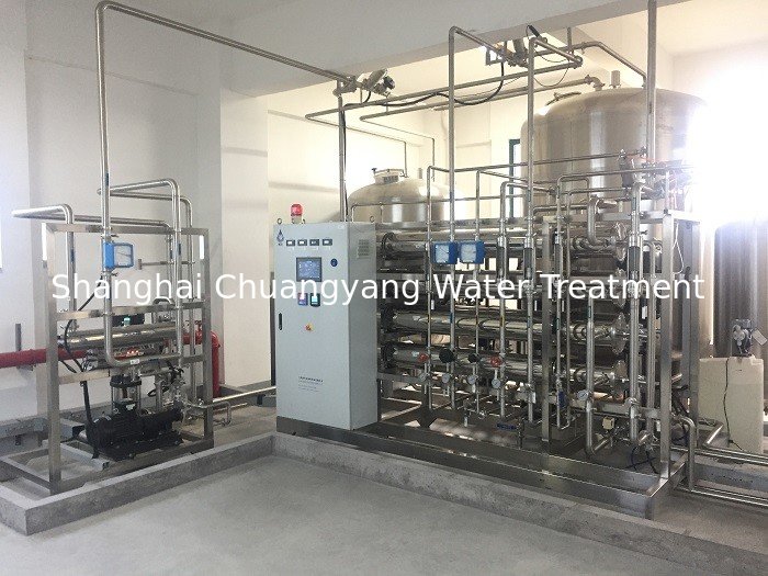 2000L / H  Double stage ro+edi purified water pharmaceutical use