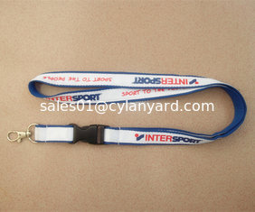 China Sports medal holder lanyards,polyester double layered stitches neck lanyards,China factory supplier
