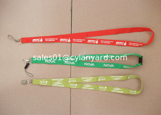 China Cheap simple polyester lanyard, tailored flat polyester lanyard,China factory direct price supplier
