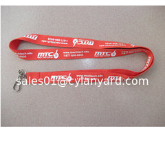 China China lanyard factory for cheap printed polyester neck lanyards with swivel hook J hooks supplier
