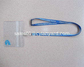 China ID badge holder imprint nylon neck lanyards, China lanyard supplier,high quality low price supplier