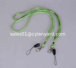China Elastic fabric round cord neck straps,jacquard fabric cord rope neck lanyards phone holder supplier