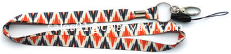 China wholesale dyed sublimation print neck lanyards with phone string, heat transfer lanyards supplier