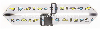 China Fashion polyester luggage belt lanyards, China factory wholesale luggage belt lanyards supplier