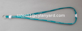 China Polyester tubular lanyard with key ring, China supplier for key chain holder lanyard supplier