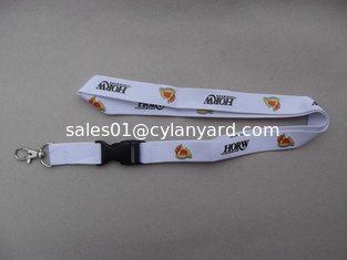 China Less expensive flat polyester neck lanyard straps,wholesale cheap polyester neck lanyards, supplier