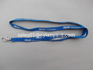 China China factory wholesale flat polyester neck straps,screen printed,quality guaranteed, supplier