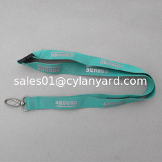 China China factory for cheap flat polyester neck lanyards with corporate logo screen printed, supplier